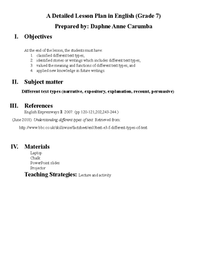 Communicative- Styles - A Detailed Lesson Plan in English 9 I ...