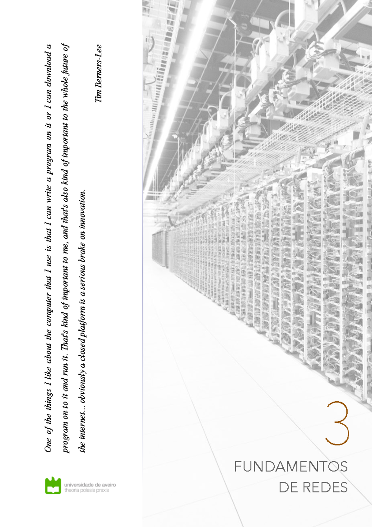 redes para informatica - 3 FUNDAMENTOS DE REDES One of the things I ...