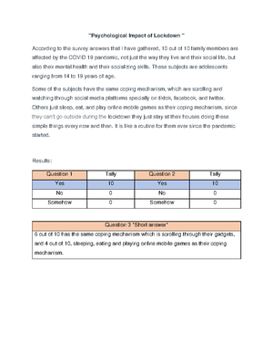 Sample Psych Report - Childhood Onset Schizophrenia A. Demographics ...