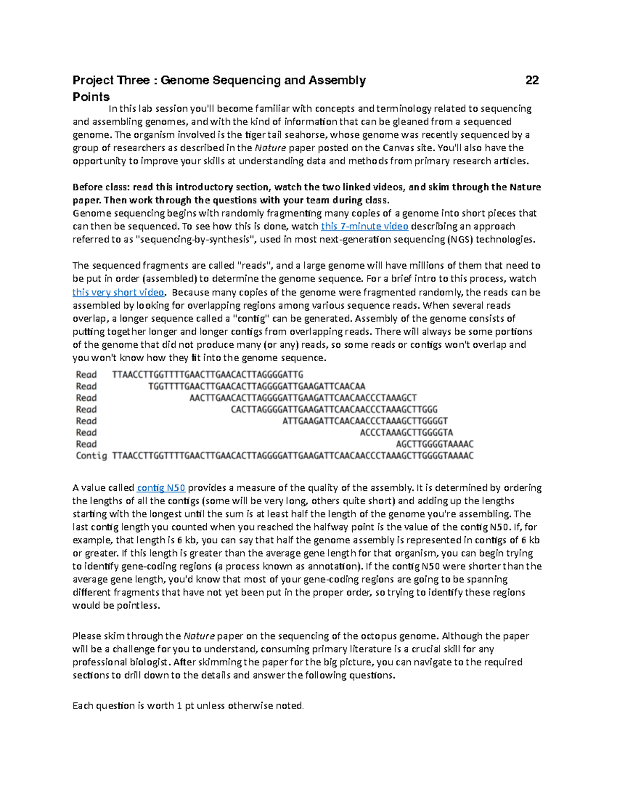Lab 3 Genetics Molecular Biology Northeastern - Project Three : Genome ...