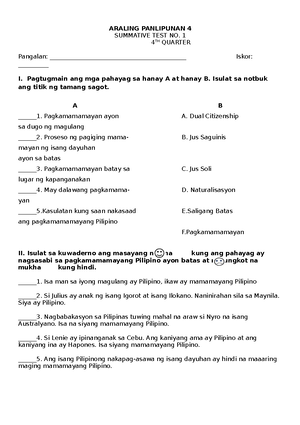 General Chemistry 2 - Q3 - SLM9 - General Chemistry 2 – Grade 11 ...