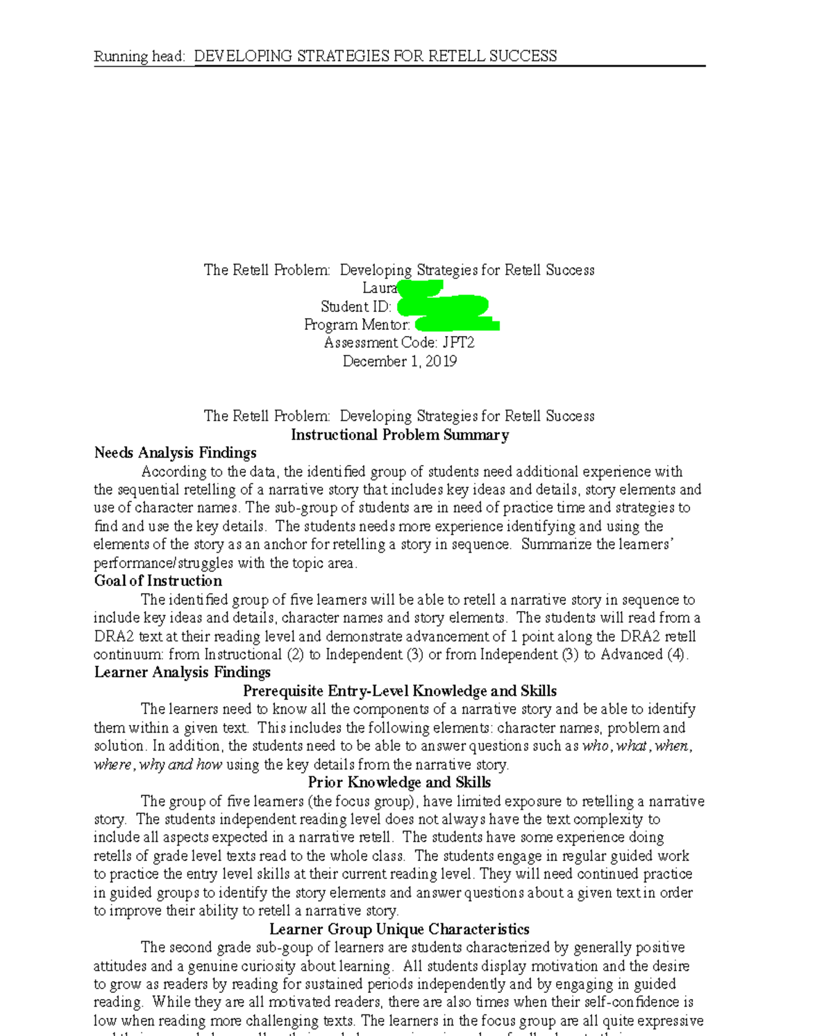 LK WGU JPT2 - Final Performance Task Paper for JPT2- when I saved it as ...