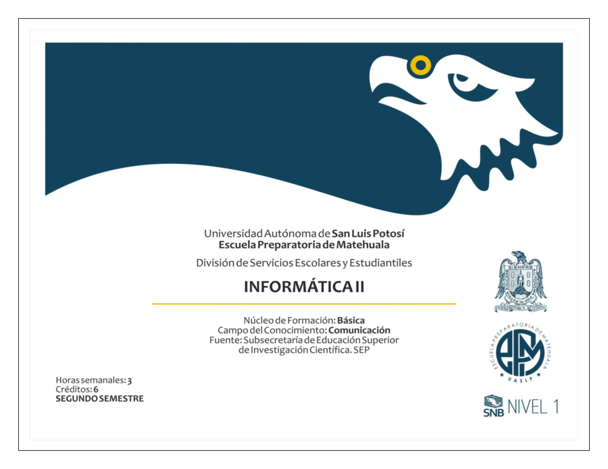 Informaticaii-ejem2 - es un ejemplo - INFORM¡TICA II La materia de inform·tica pertenece al ...