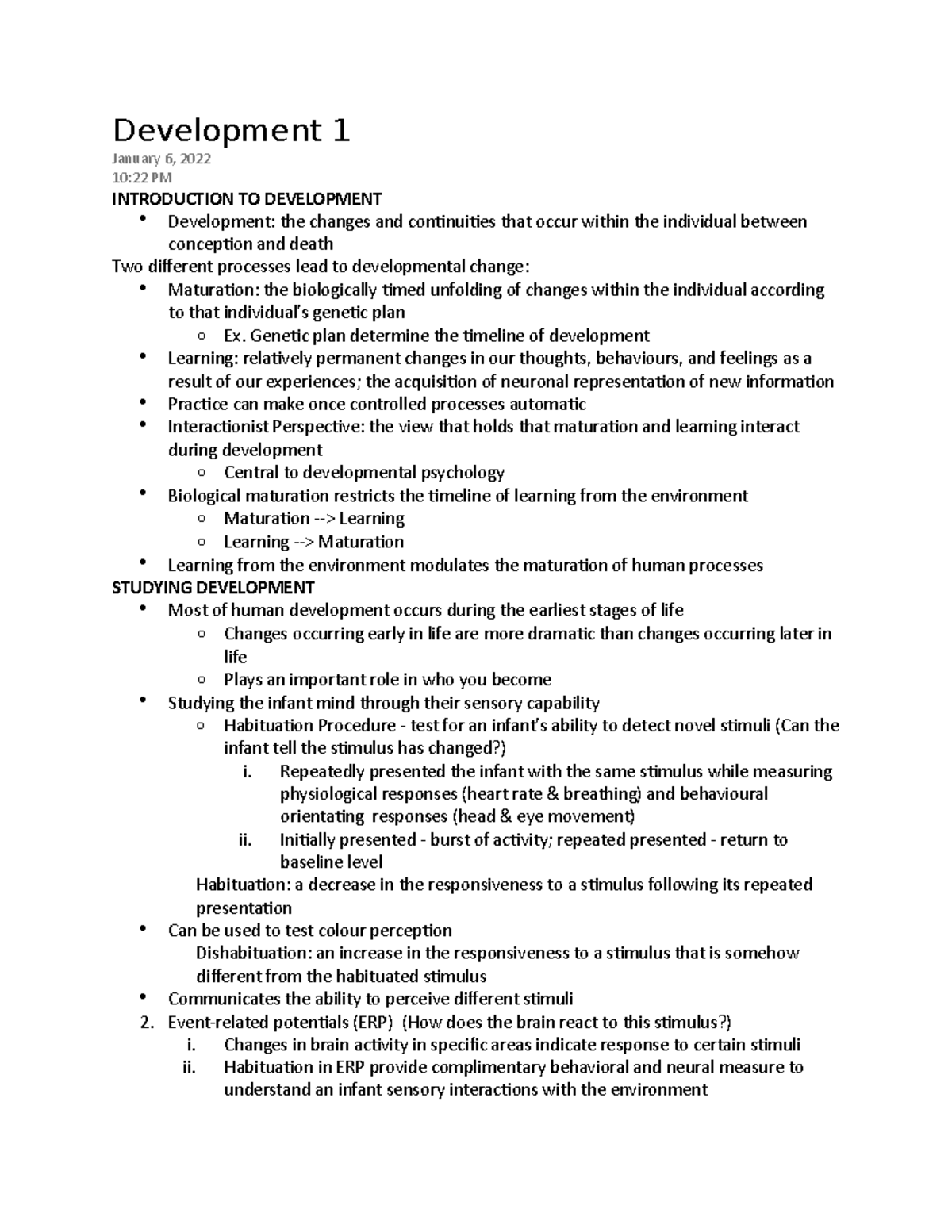 PSYCH 1XX3 - Development 1 - Development 1 January 6, 2022 10:22 PM ...