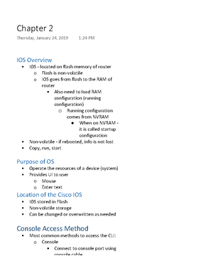 Ethernet - Ch 5 - Lecture notes - Ethernet Encapsulation " Most widely ...