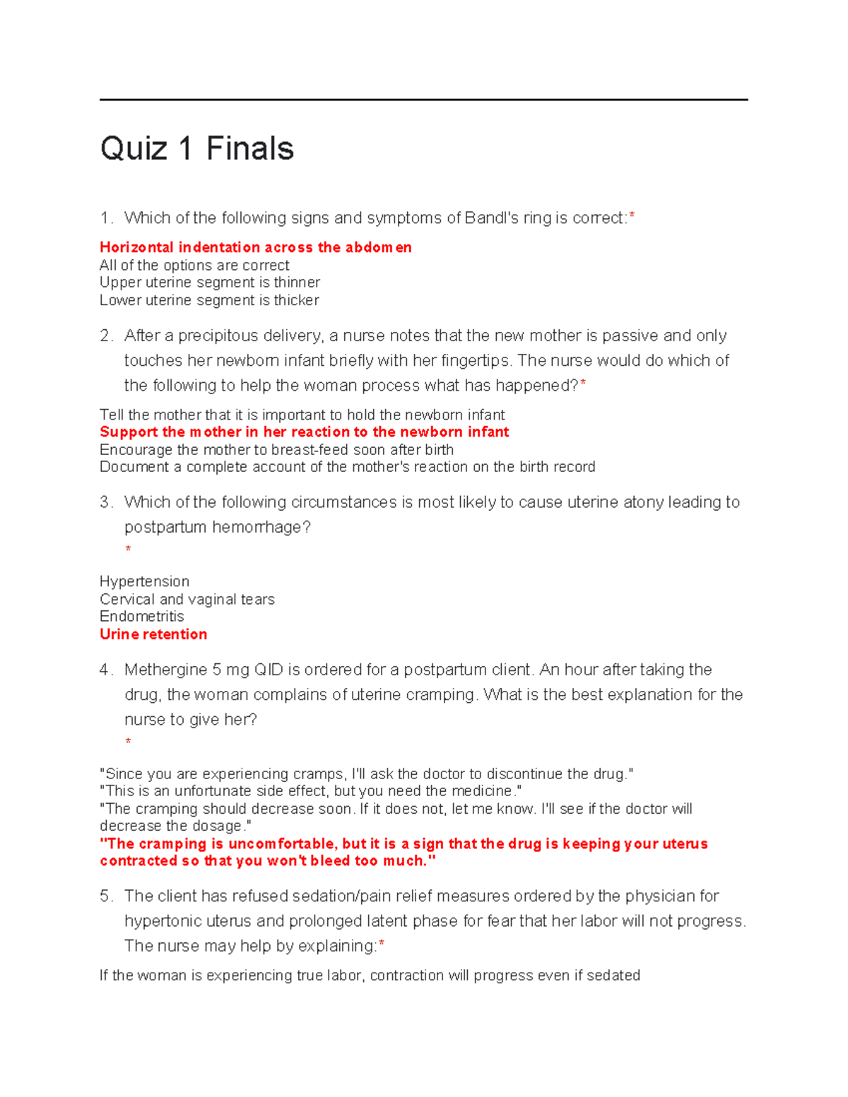 Quiz-1-finals - This is a lecture notes and sample questions for your ...