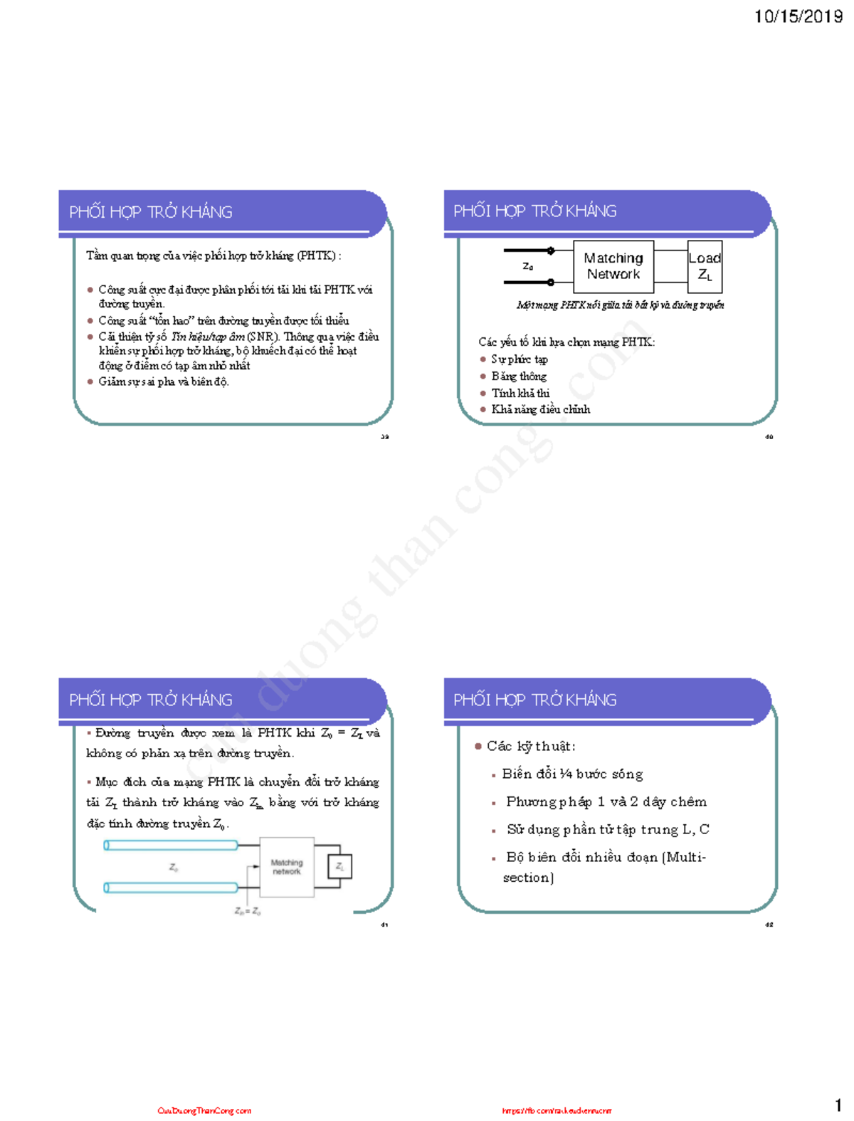 Ky-thuat-sieu-cao-tan chp3-impedane-matching part 2 - [cuuduongthancong.com] - 1 39 PHỐI HỢP TRỞ ...