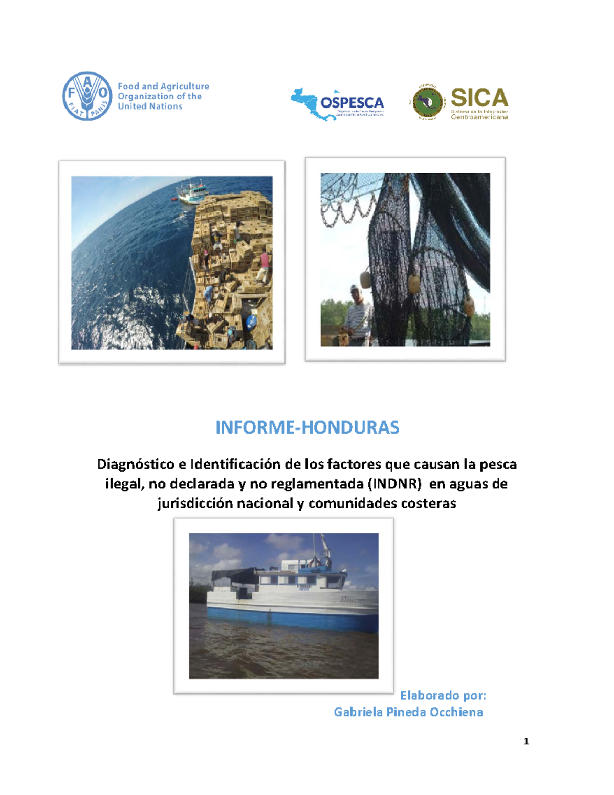 Honduras Diagnostico Pesca Indnr - INFORME-HONDURAS Diagnóstico e ...