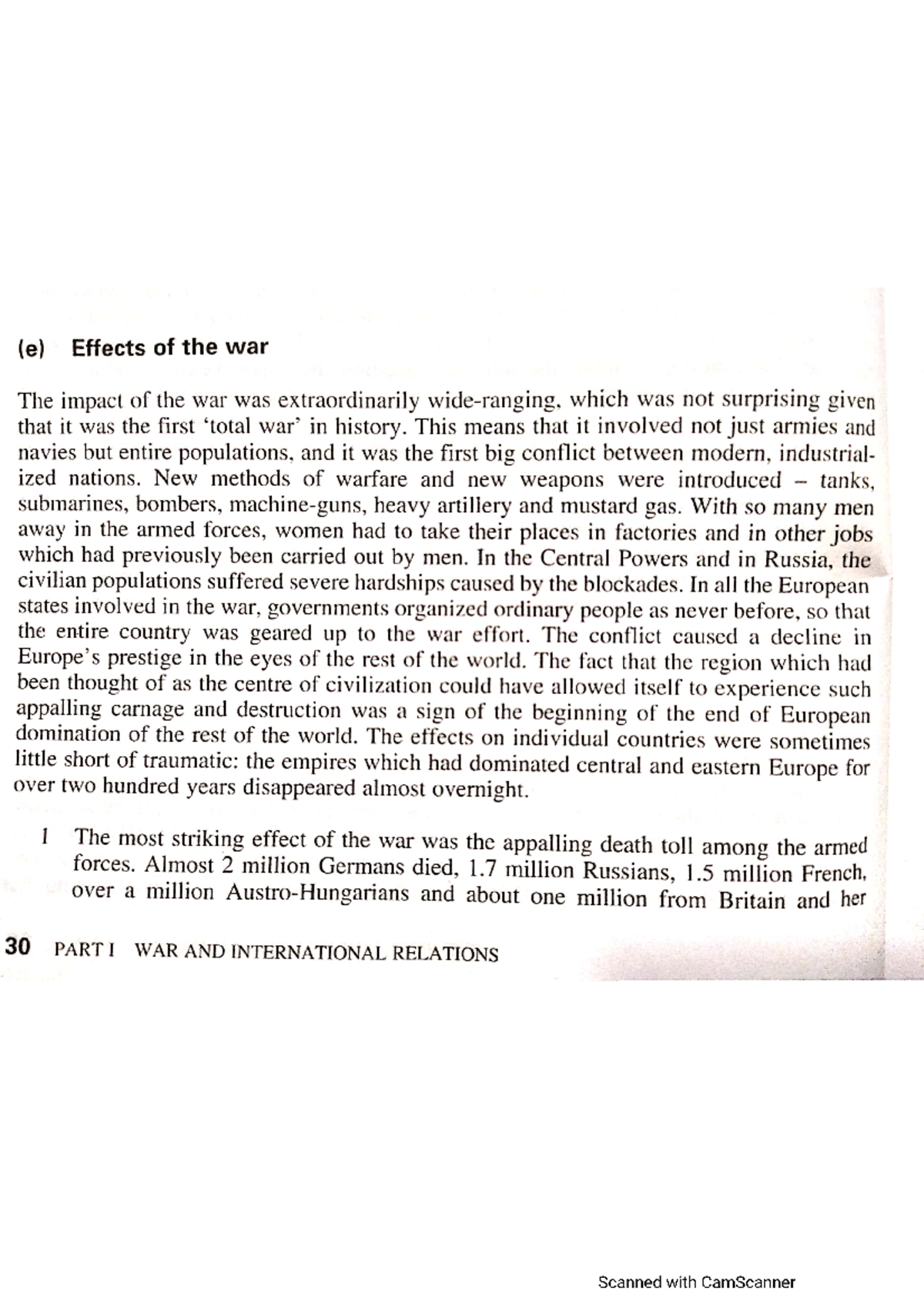 world wat 1 pdf notes - Political science - Studocu