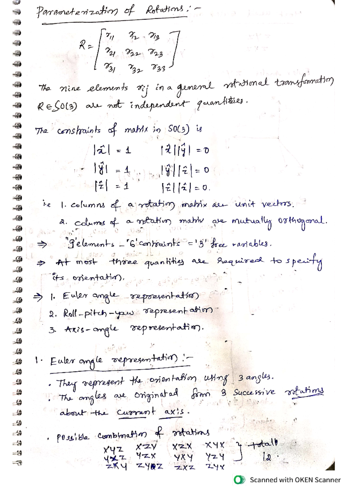 Parameterization - jhvj - Robotics - Studocu