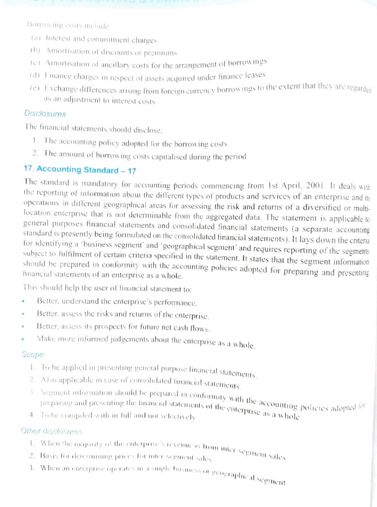 29 Accounting Standards in Accounting Apr 14, 2022 - Studocu