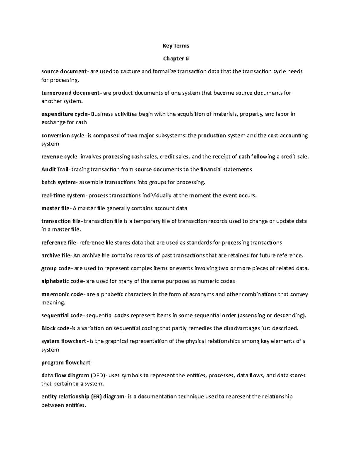 Key terms Chapter 6 - Read slowing and enjoy learning, learning will ...