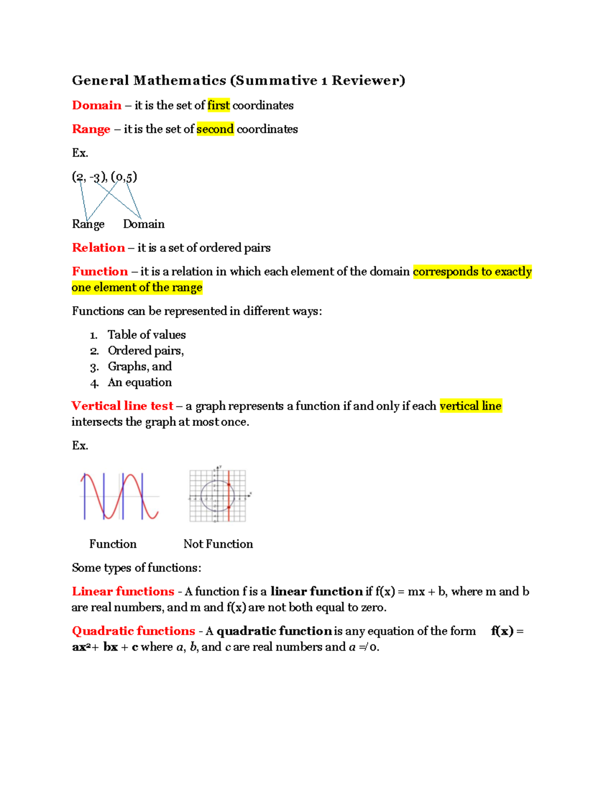 Gen Math Exam Pointers - Study this notes - General Mathematics ...