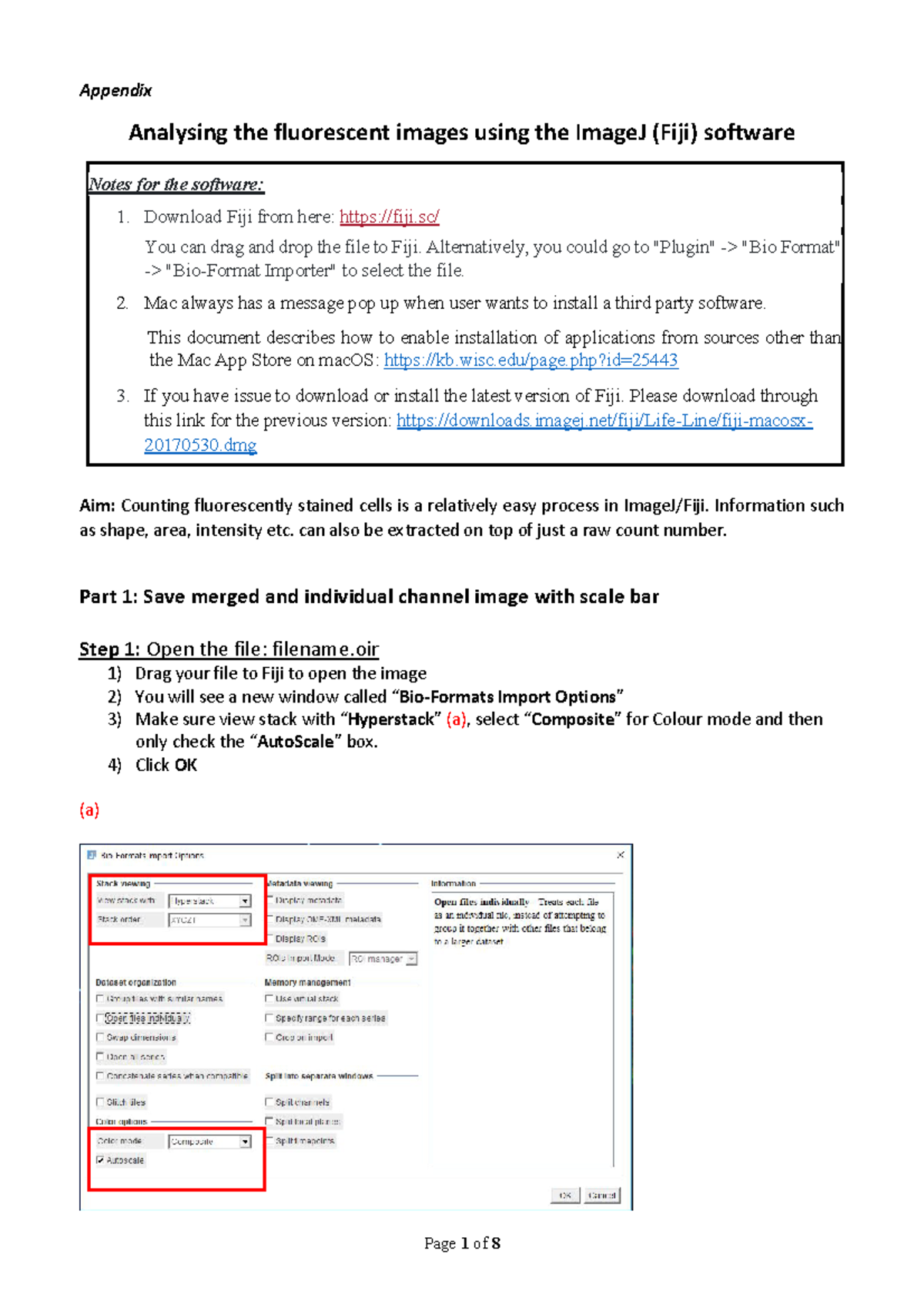 CHEM2201-6201-Microscopy lab-Appendix - Appendix Analysing the ...
