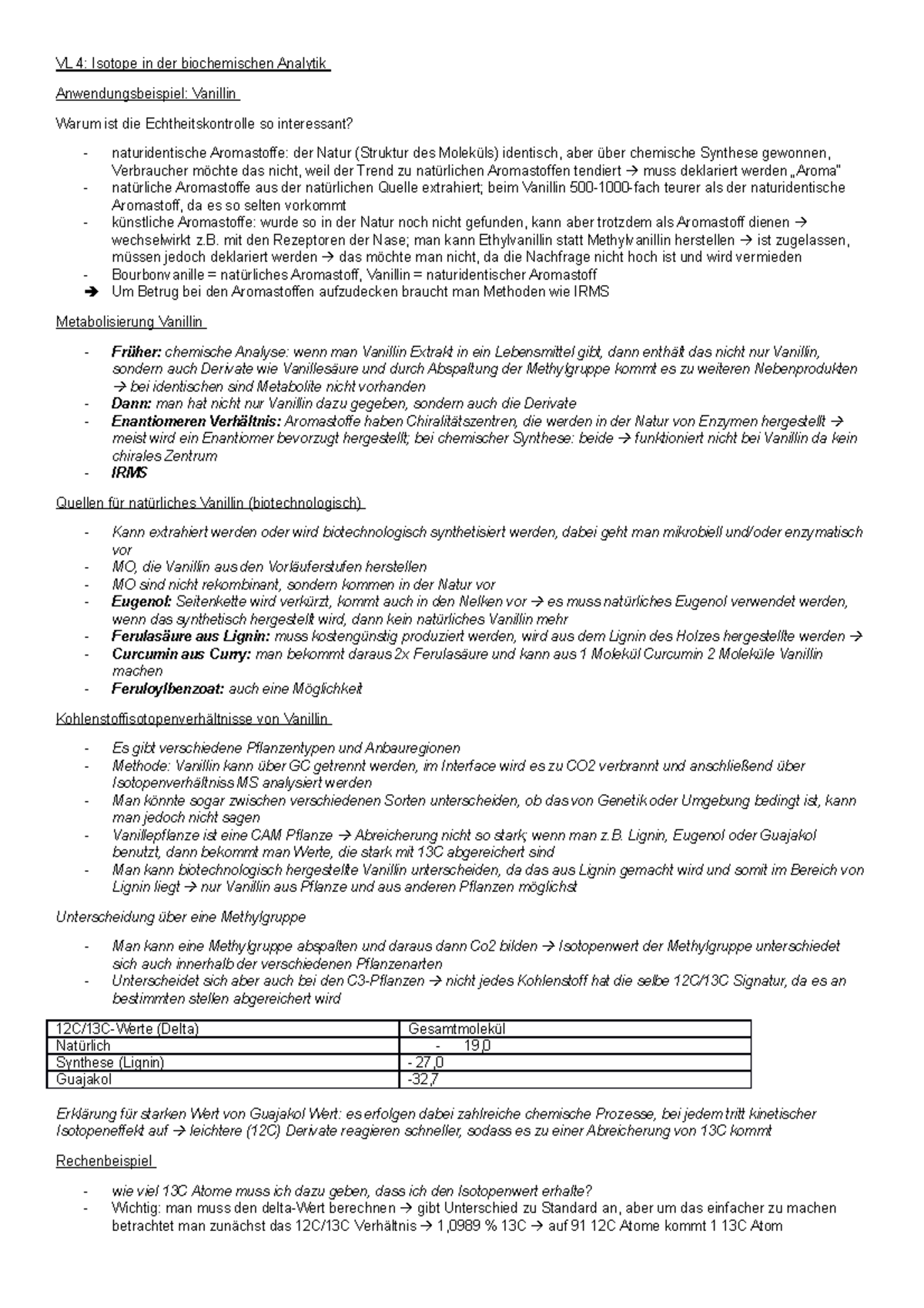 Biochemische Analytik Schwab MBT VL4 - VL 4: Isotope in der ...