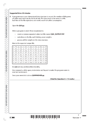 AQA-8585C-NEA1-SAM (inc. Answers and Commentary) - EXAMPLE STUDENT NEA ...