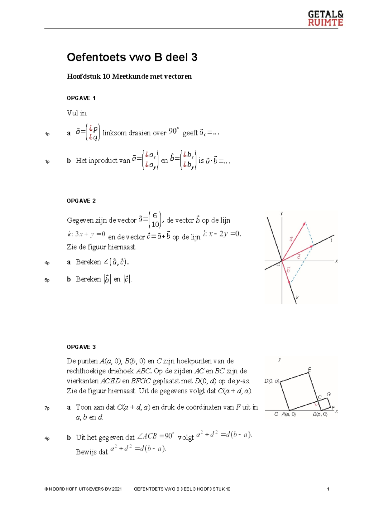 GR12 VB3 H10 Oefentoets - Oefentoets vwo B deel 3 Hoofdstuk 10 ...