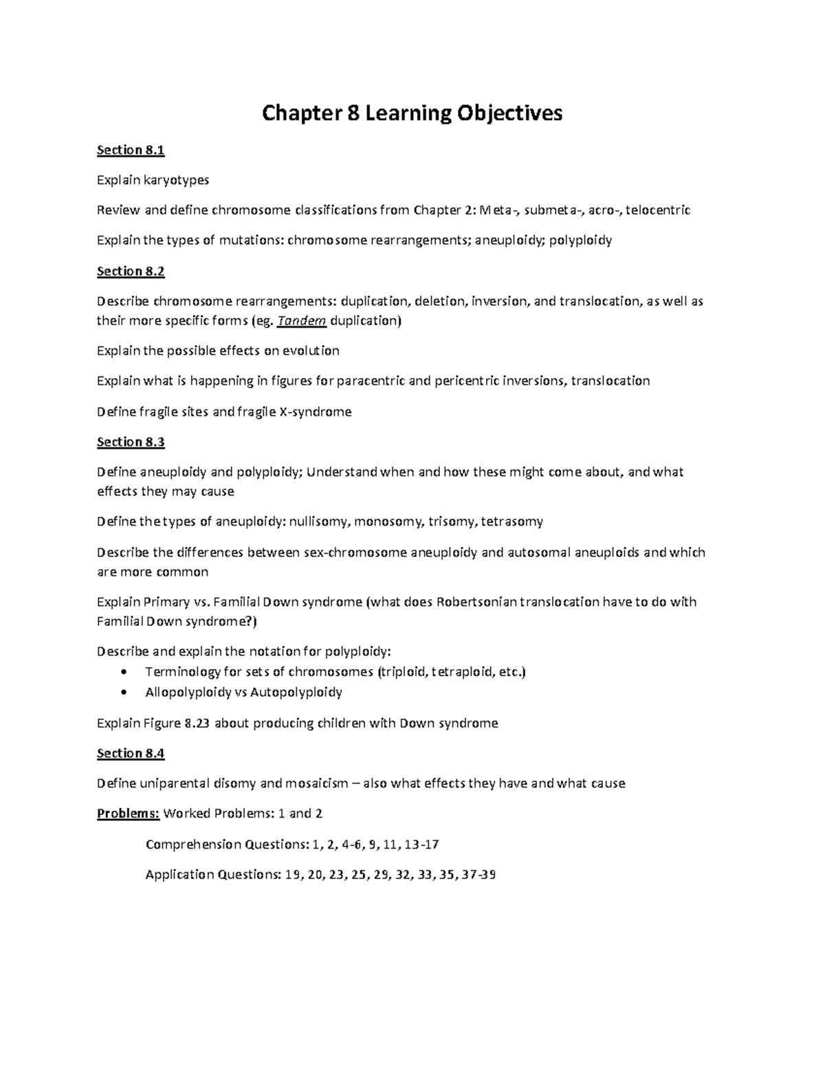 Chapter 8 Learning Objectives update - Chapter 8 Learning Objectives ...