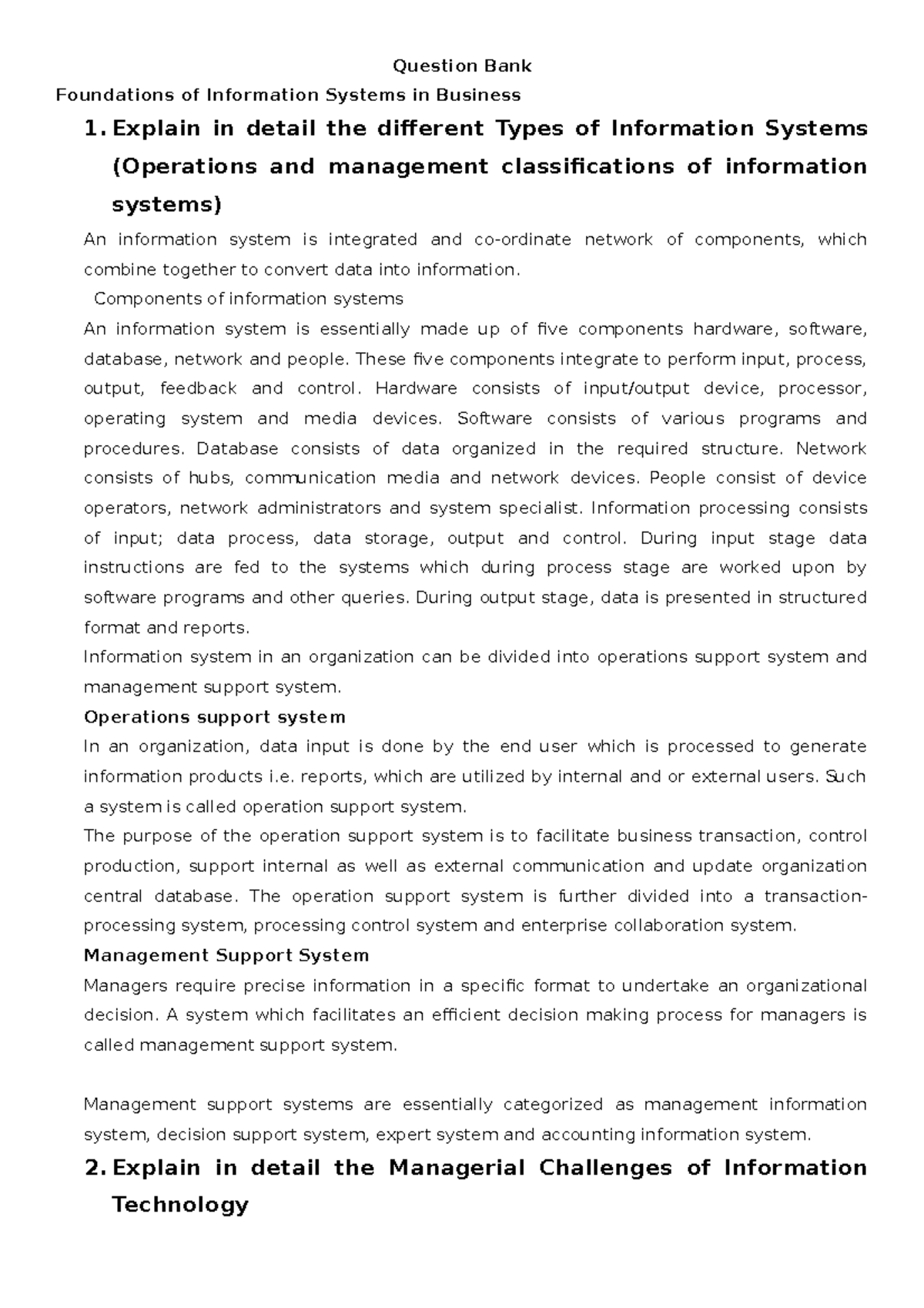 Question Bank - no nojhgh hjkkg huikk iibfg jgdf - Question Bank ...