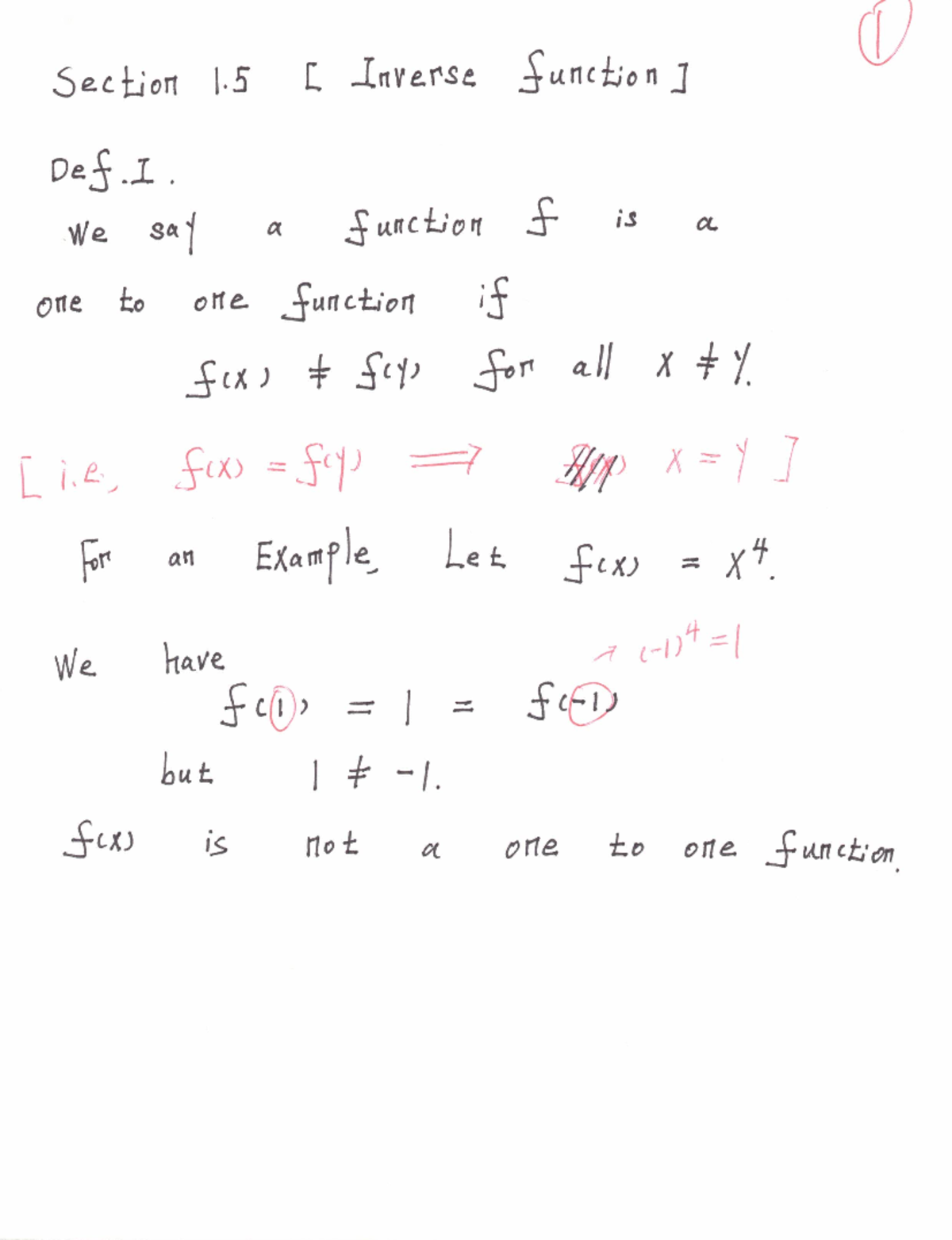Math 1500 Lecture notes 8 - MATH 1500 - U of M - Studocu