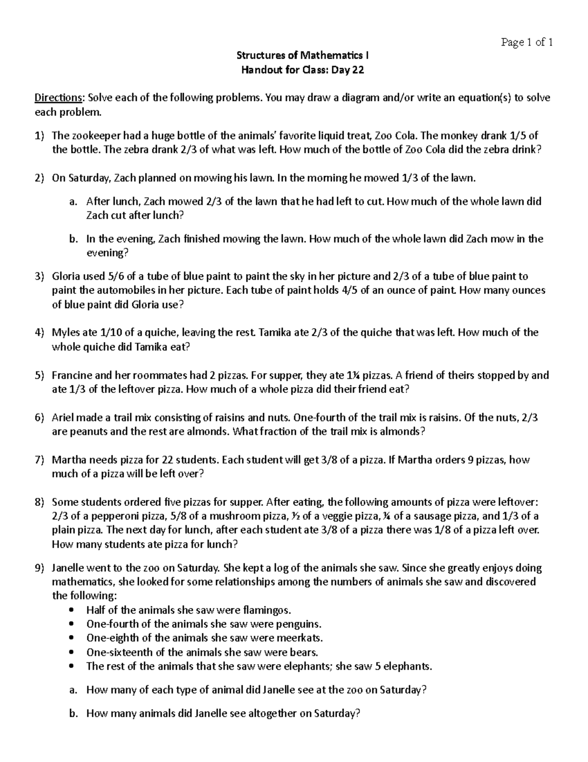 Handout for Class-Day 22 - Page 1 of 1 Structures of Mathematics I ...