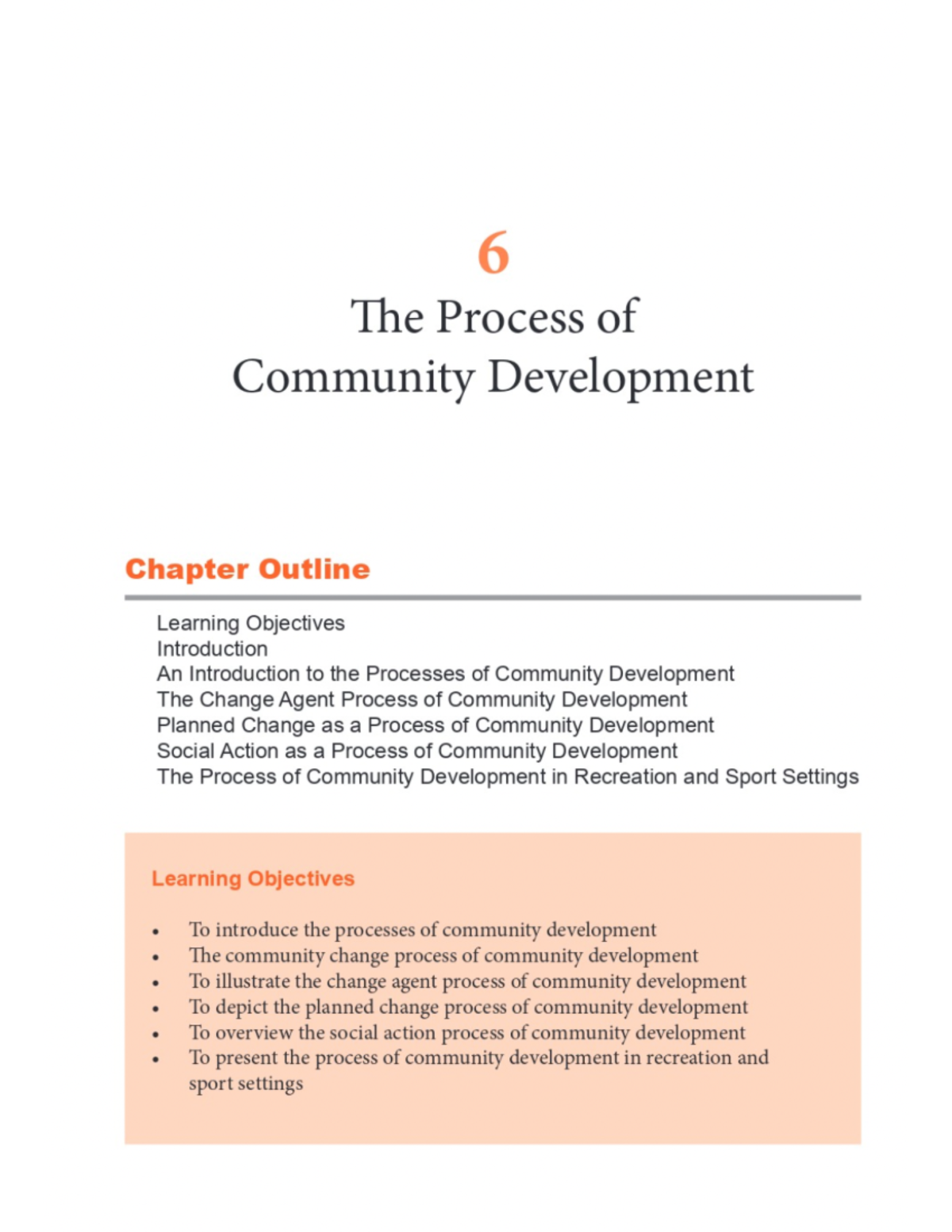 Karlis Chapter 6 - you know - 6 The Process of Community Development ...