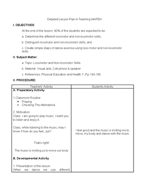 Lesson Plan in Oral Communication 4 - Lesson Plan in Oral Communication ...