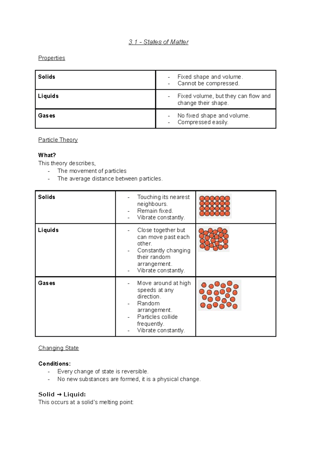 Structure and Bonding - Chemistry Unit 3 - 3 - States of Matter ...