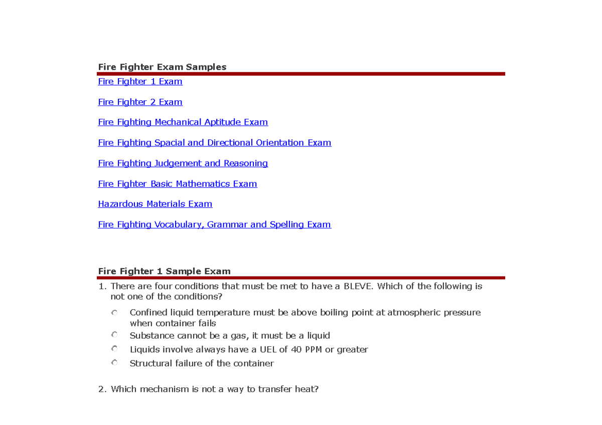 254193346 Fire Fighter 1 Sample Exam 42 73 merged - Fire Fighter Exam ...