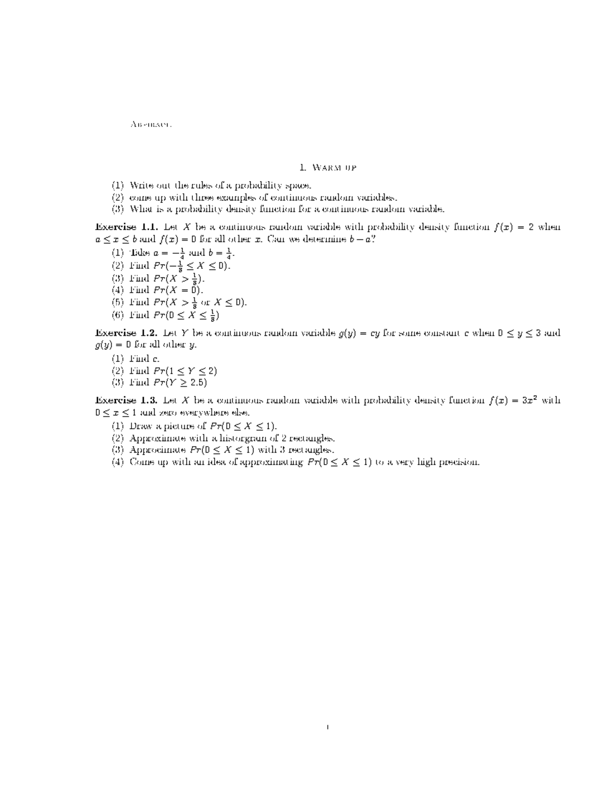 Continuous random variables - str t r♠ ♣ r t ♦ t t r s ♦ ♣r♦ t② s♣ ...