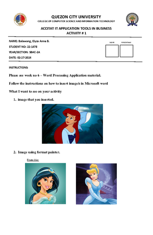 Module 2 Lesson 1 Word Processing - MODULE 2 Lesson 1: Word Processing ...