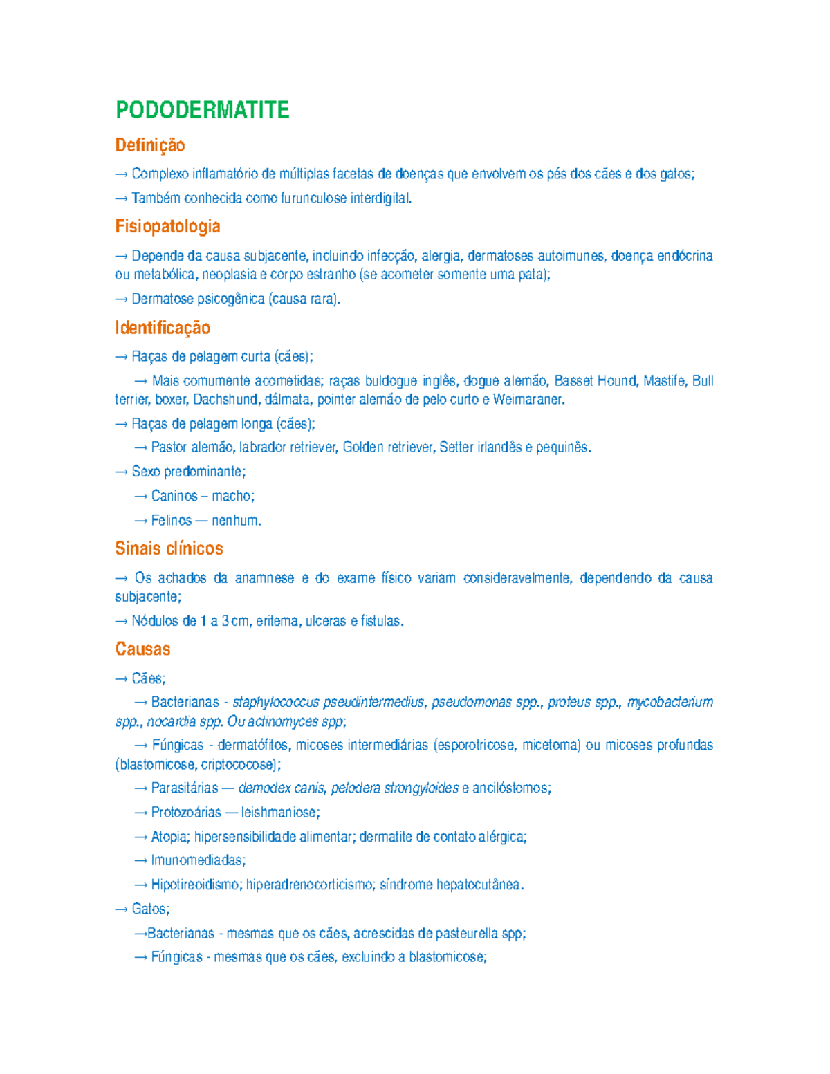 Pododermatite - PODODERMATITE Definição Complexo inflamatório de ...