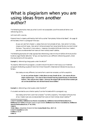 Answer Guide FOR Tutorial 6 - ANSWER GUIDE FOR TUTORIAL 6 (WEEK 8) QUESTION 1 NB! This is not a ...