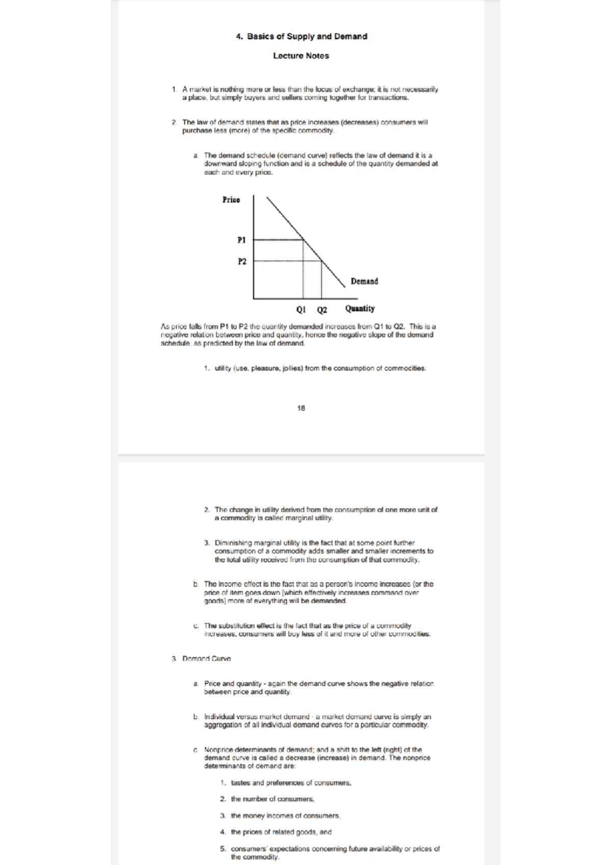 Basics of supply and demand - BA Economics - Studocu
