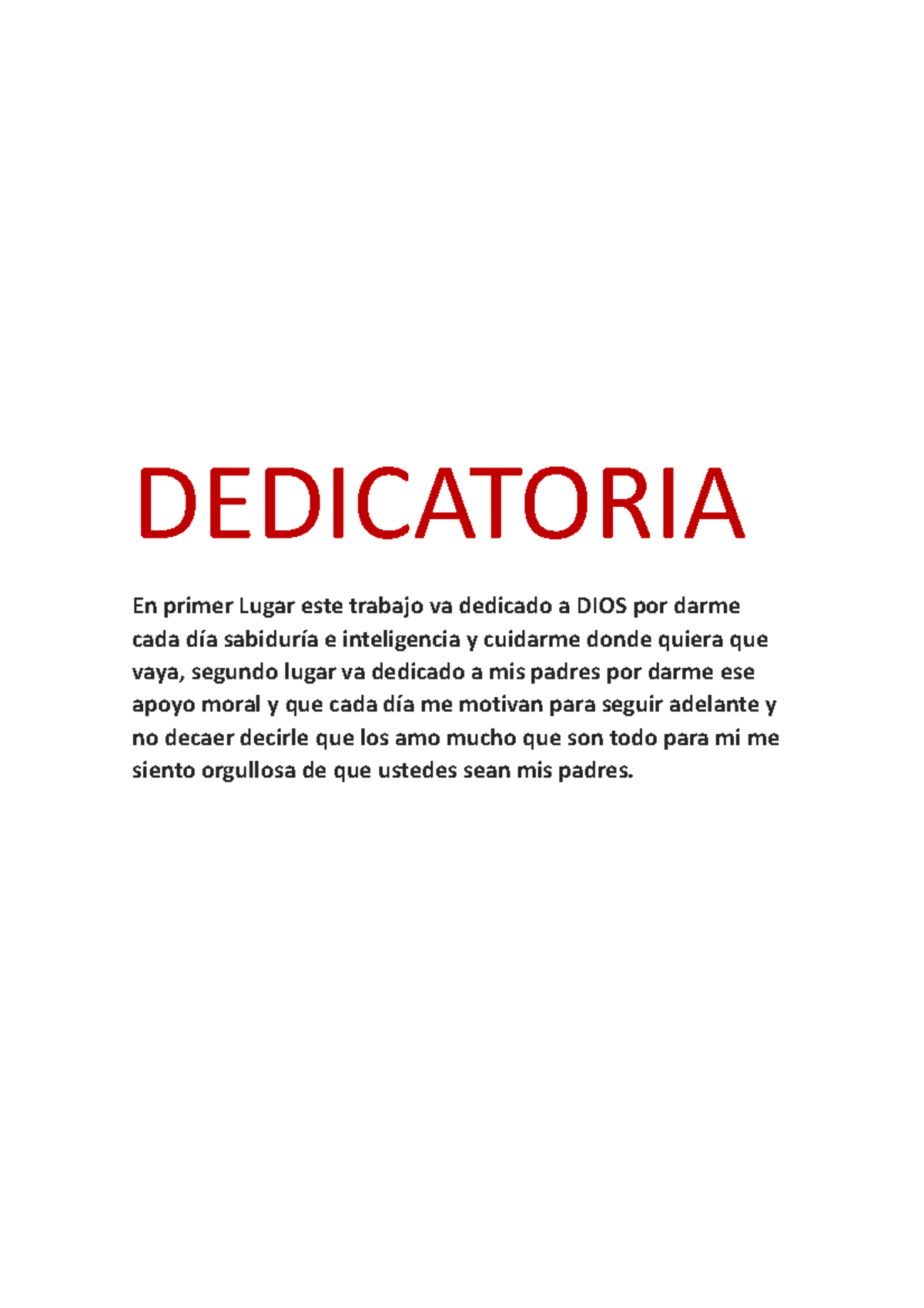 Ingles Basico - ESPERO LES SIRVA - DEDICATORIA En primer Lugar este trabajo va dedicado a DIOS ...