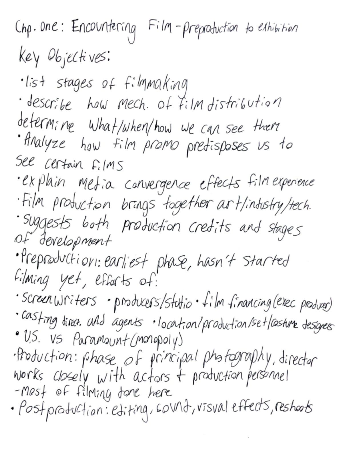 Chapter 1 Notes - Chp. One: Encountering Key Objectives: list stages of ...