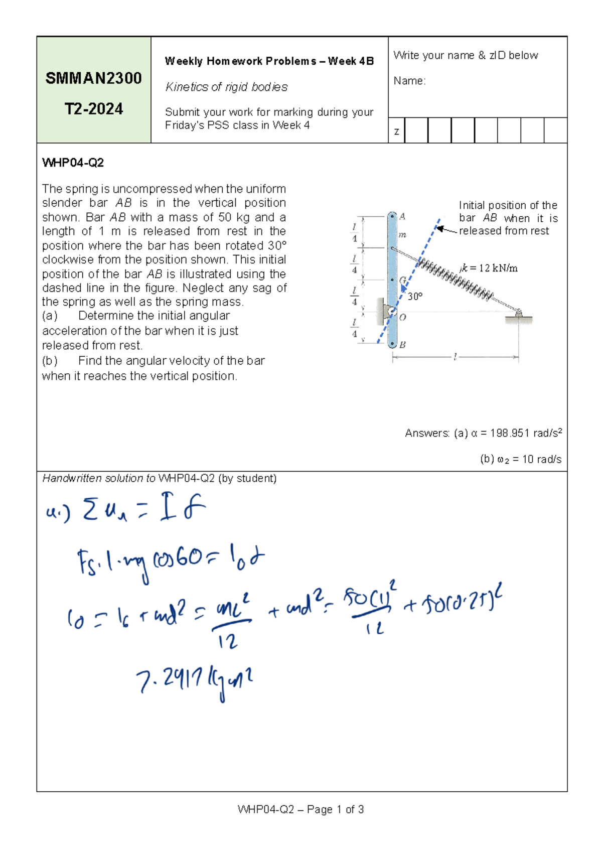 MMAN2300-WHP04-Q2 - NOTES - WHP04-Q2 – Page 1 of 3 SMMAN T2- Weekly ...