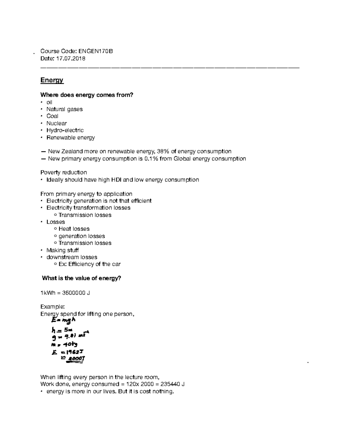 Engen170 B 17 07 2018 Lecture Notes 5 Warning Error During Font