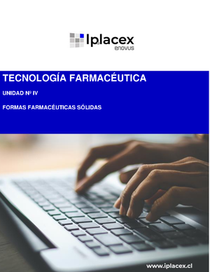 ME 2 Unidad 1 - Introducción a la tecnología farmacéutica - TECNOLOGÍA FARMACÉUTICA UNIDAD Nº II ...