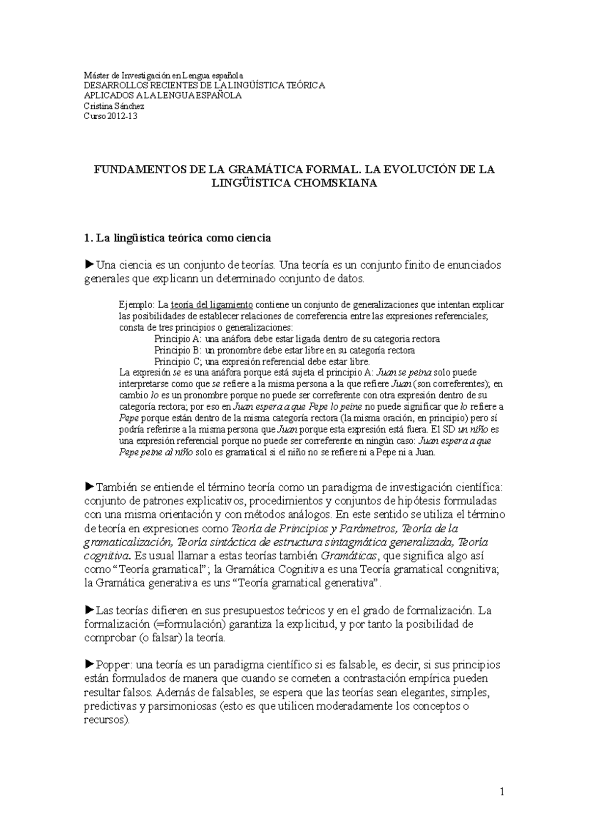Fundamentos de gramática formal - Máster de Investigación en Lengua ...