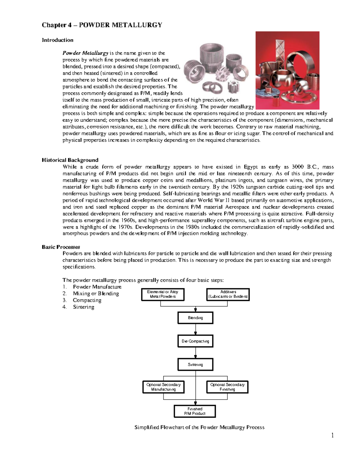 Module-3 Engineering-Materials-1 - Chapter 4 – POWDER METALLURGY ...