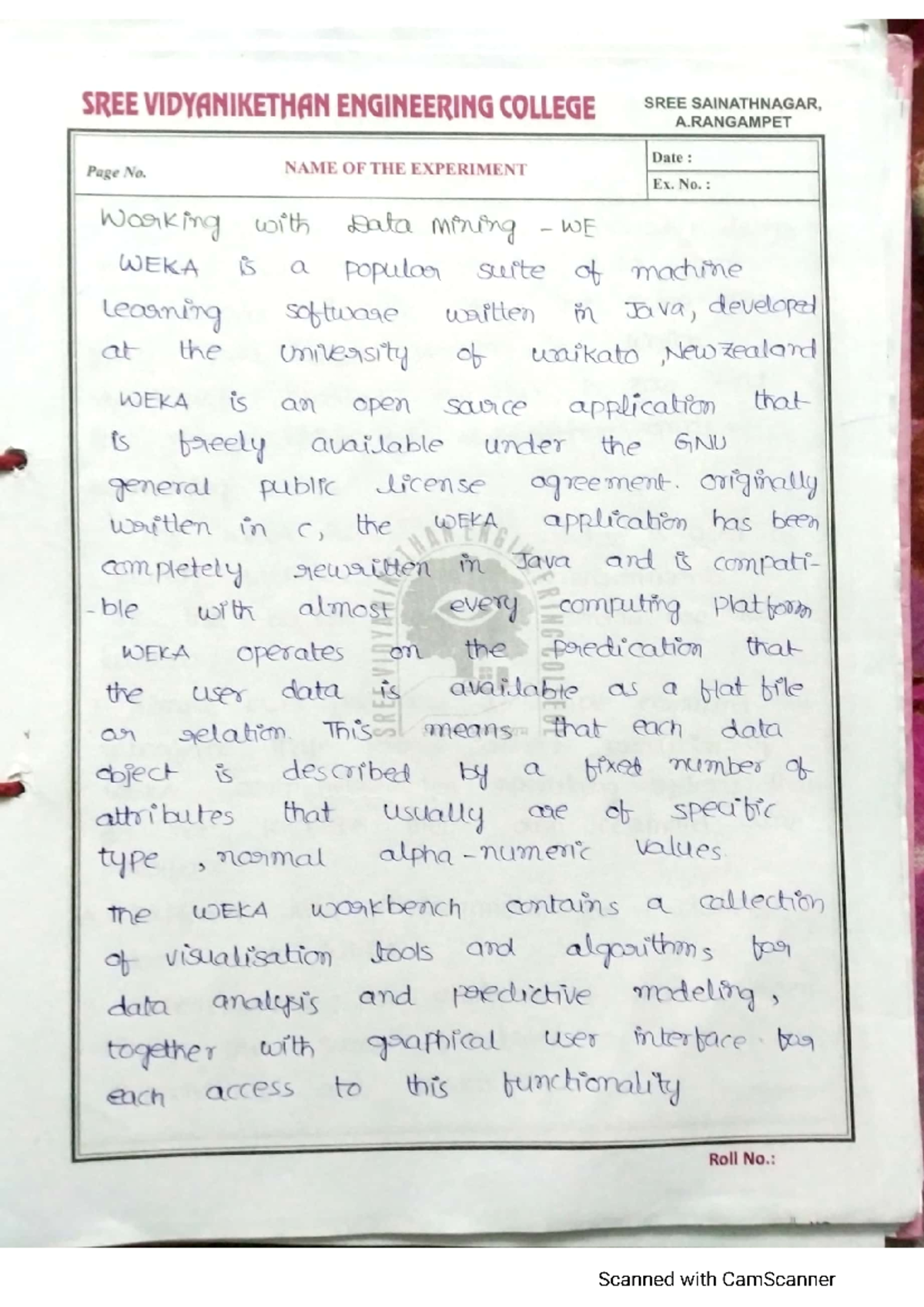 DWDM Record - i want to download - Btech - Studocu