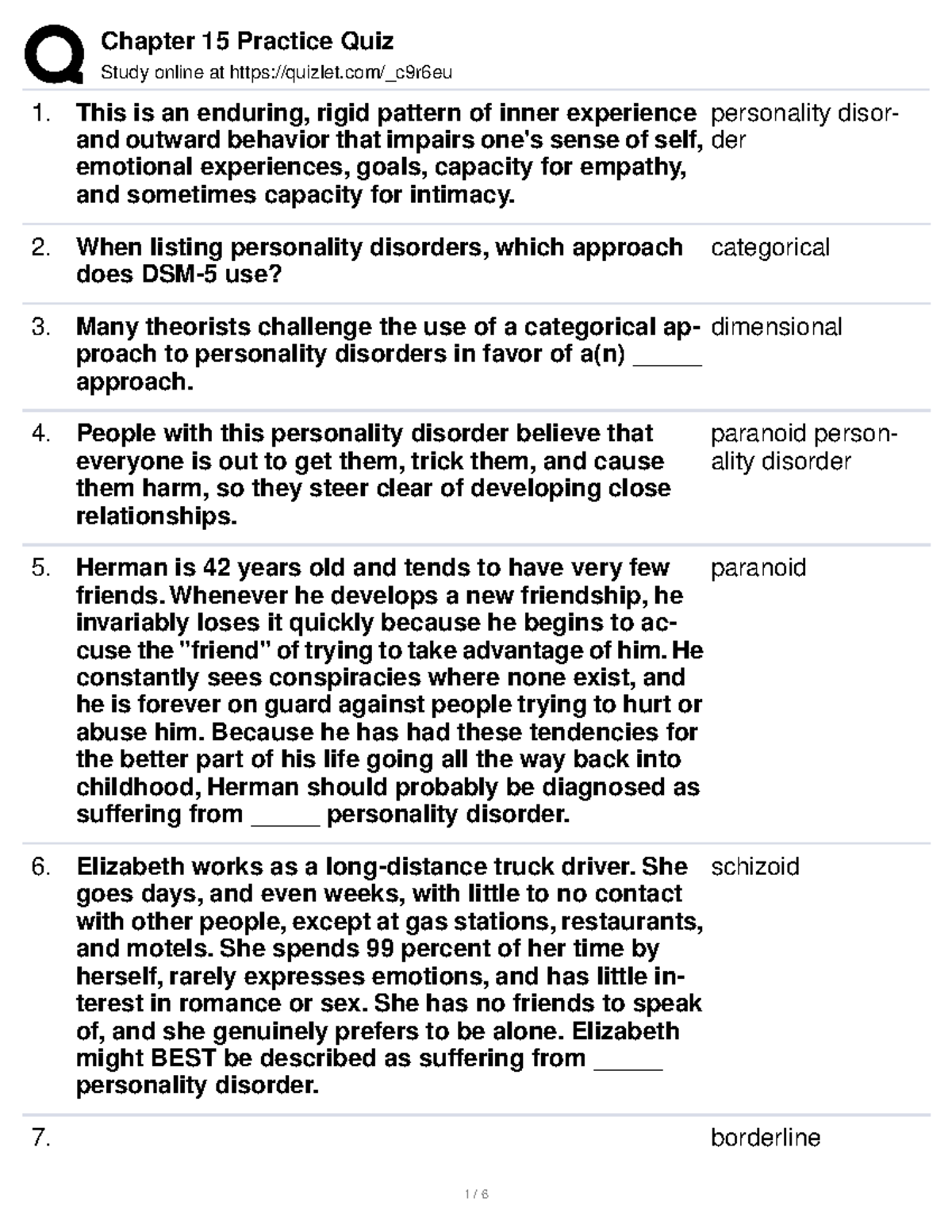 Chapter 15 Practice Quiz - Study online at quizlet/_c9r6eu This is an ...