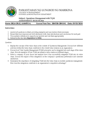 Forecasting - Forecasting Forecast Basic input in the decision processes of operations ...