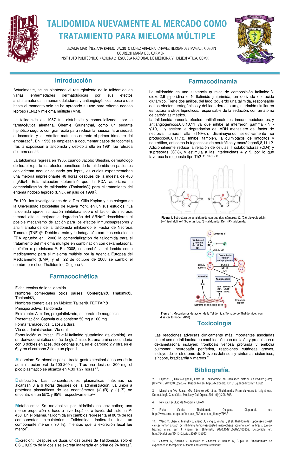 Cartel- Talidomide - TALIDOMIDA NUEVAMENTE AL MERCADO COMO TRATAMIENTO ...