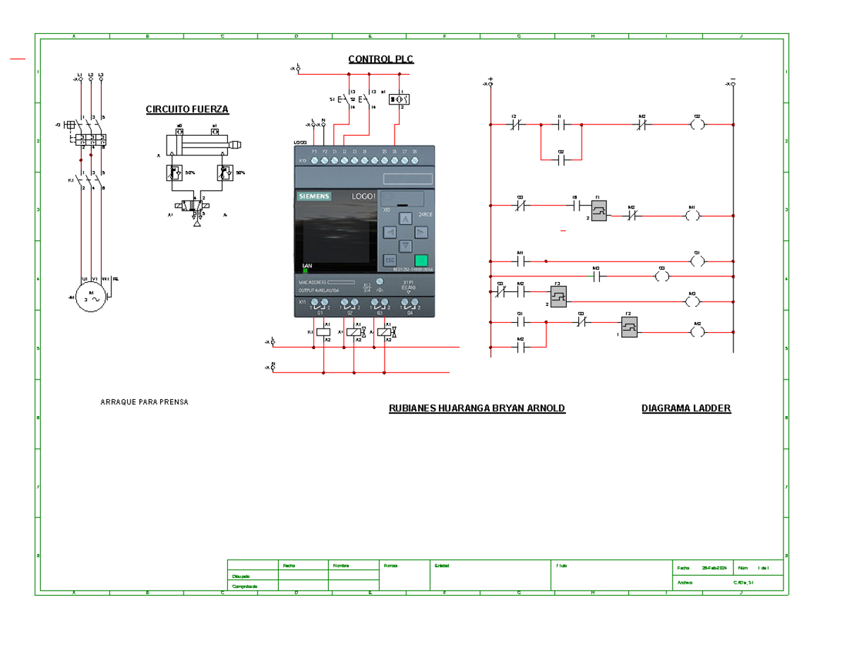 PLC Cilindro Y Motor - CADESIMU - A A B B C C D D E E F F G G H H I I J ...