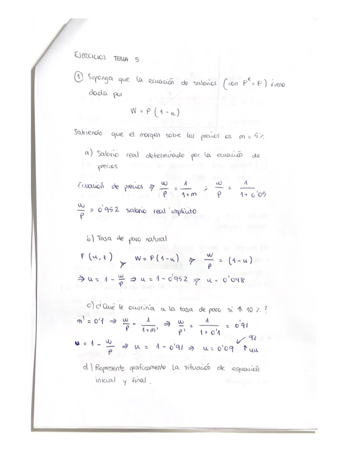 EJERCICIOS TEMA 5 MACRO - Macroeconomía - Studocu