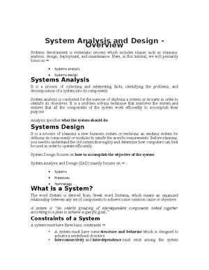 Software Development Life Cycle-BCA-2nd - What is SDLC? SDLC is a ...