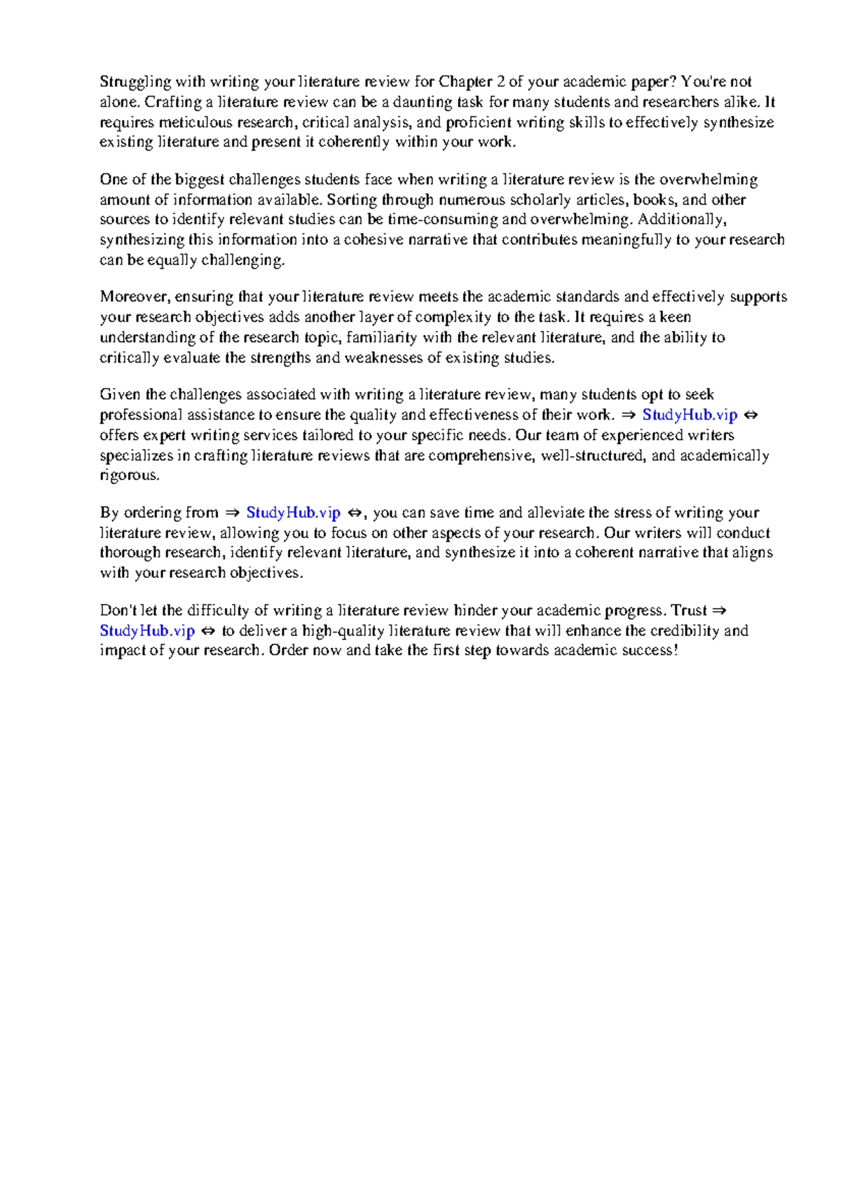 Literature Review Chapter 2 - Struggling with writing your literature ...