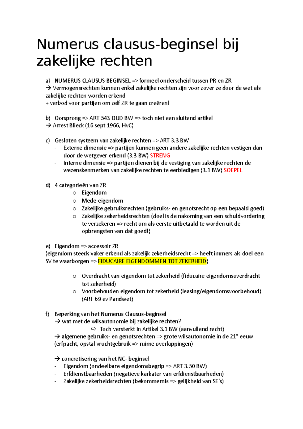 Comprendre Le Numerus